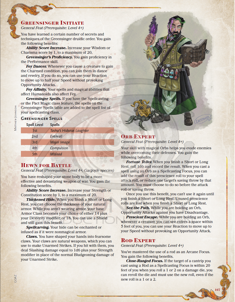 Frontiers Preview: Feats! | Keith Baker’s Blog