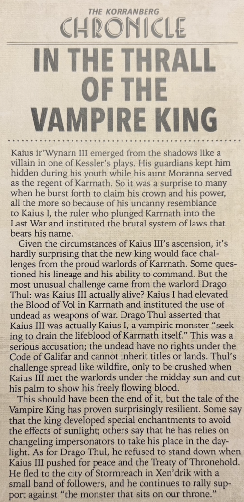 Keith Baker’s Blog | Exploring the World of Eberron | Page 3